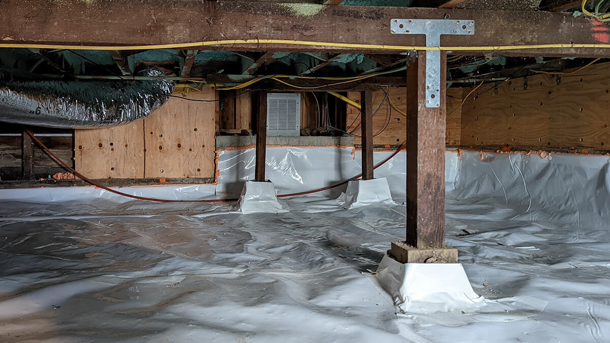 Crawlspace Encapsulation - Eco Performance Builders